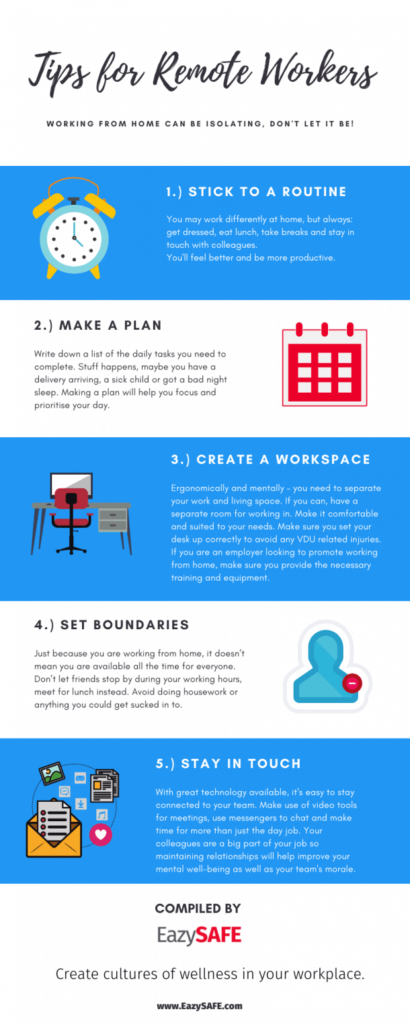 Tips for Remote Workers - EazySAFE